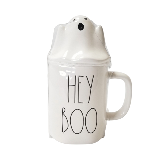 Rae Dunn | Dining | New Rae Dunn White Boo Mug With Ghost Topper | Poshmark